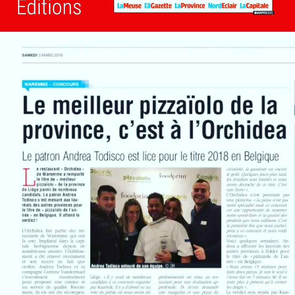 Orchidea - Chez Coco et Andrea, restaurant à Waremme - Trouve Ton Resto